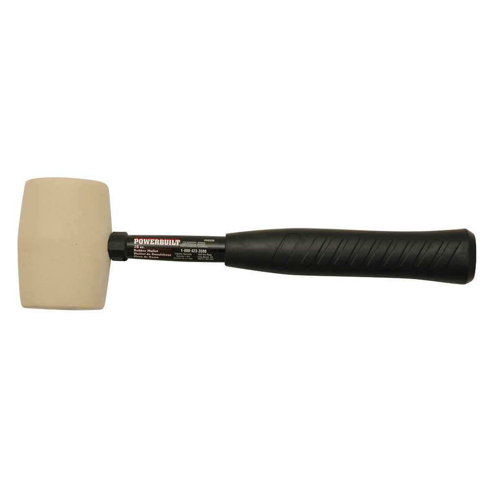 16oz Non-Marking Rubber Mallet - Power Built Tools
