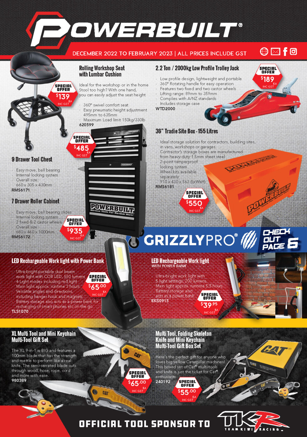 Special Offers - Power Built Tools