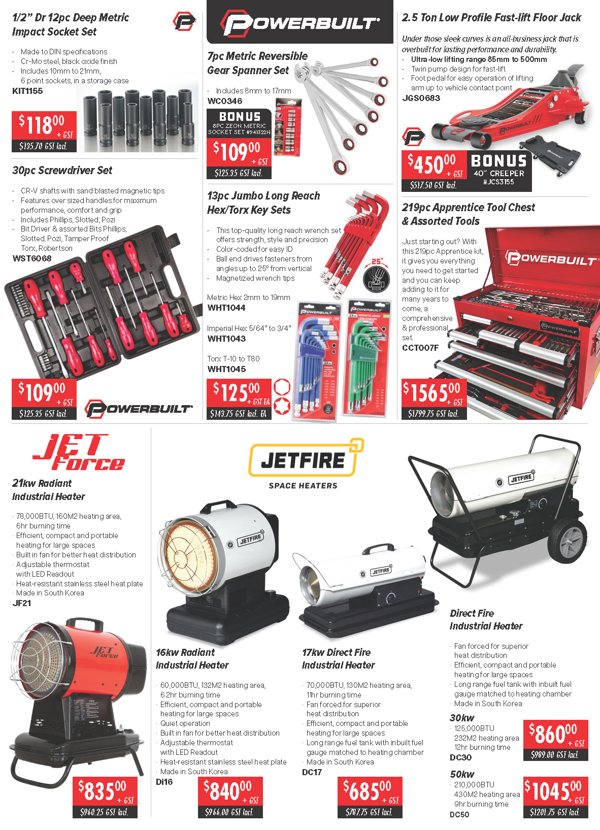 Special Offers - Power Built Tools